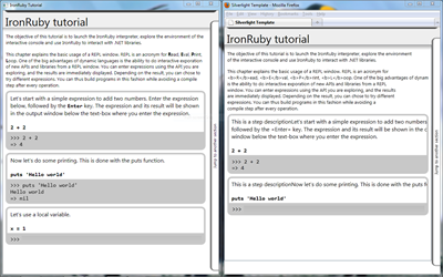Jimmy Schementi > IronRuby at OSCON 2009: Mono, Moonlight, and scripting open source apps